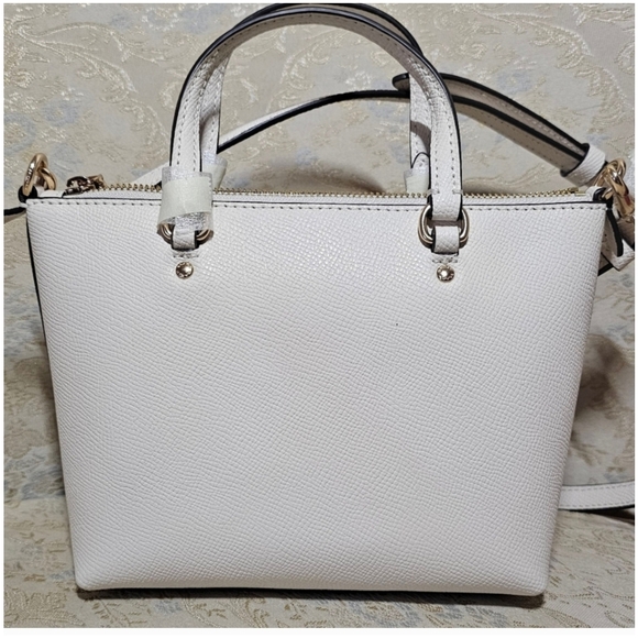 Coach | Bags | Coach White Mini Bag With Gold Accents | Poshmark